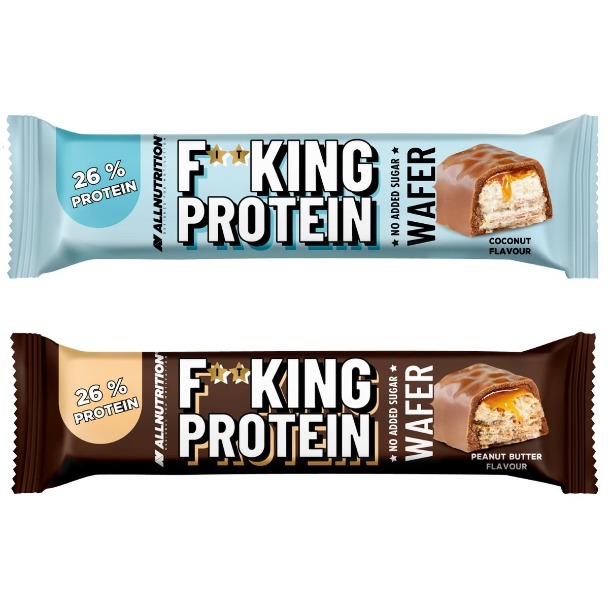 40 X FITKING Protein Wafer 37 - 39g - ALLNUTRITION • 1170 Kč • NEJLEVNĚJŠÍ • Allnutrition.cz